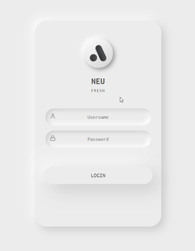GitHub - armeetj/neumorphism-login-form: Basic Login Form with HTML/CSS ...