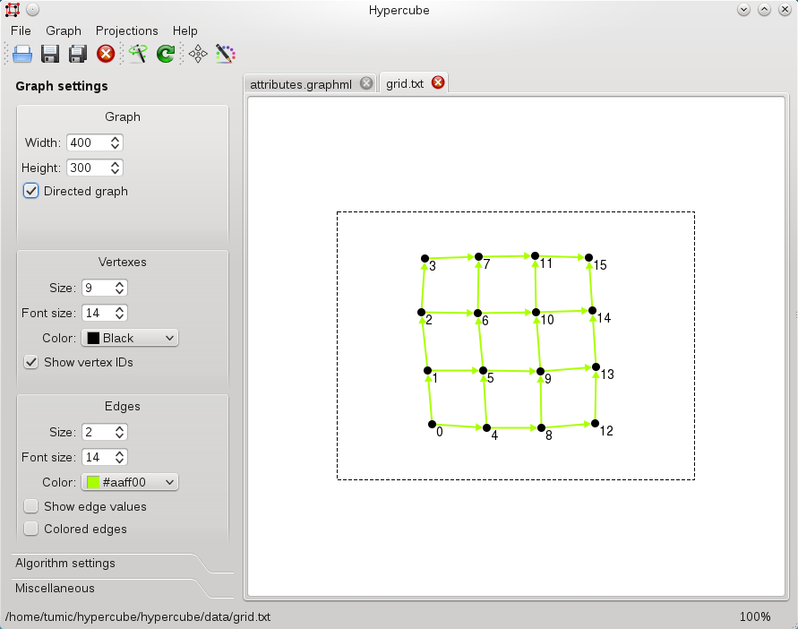 GitHub - tumic0/hypercube: Graph visualization tool