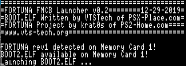 GitHub - VTSTech/PS2_FORTUNA_FMCB_Launcher