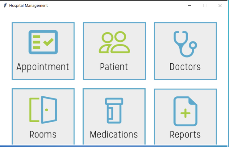 GitHub - mayank-raj1/Hospital-Management-System-: A desktop app build using Python, Tkinter ...