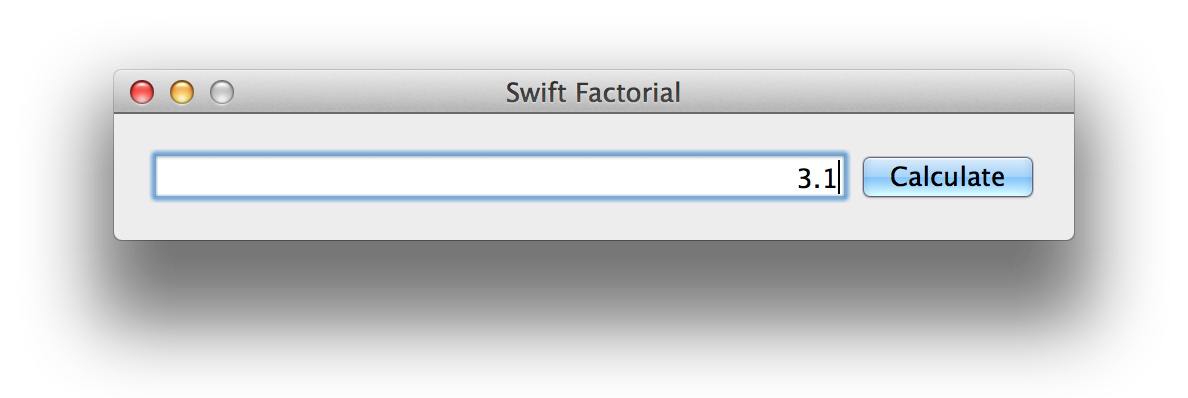 GitHub - edenwaith/Swift-Factorial: Example Swift app which calculates ...