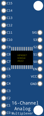 GitHub - Droog71/CD74HC4067: CD74HC4067 16-Channel Analog Multiplexer ...