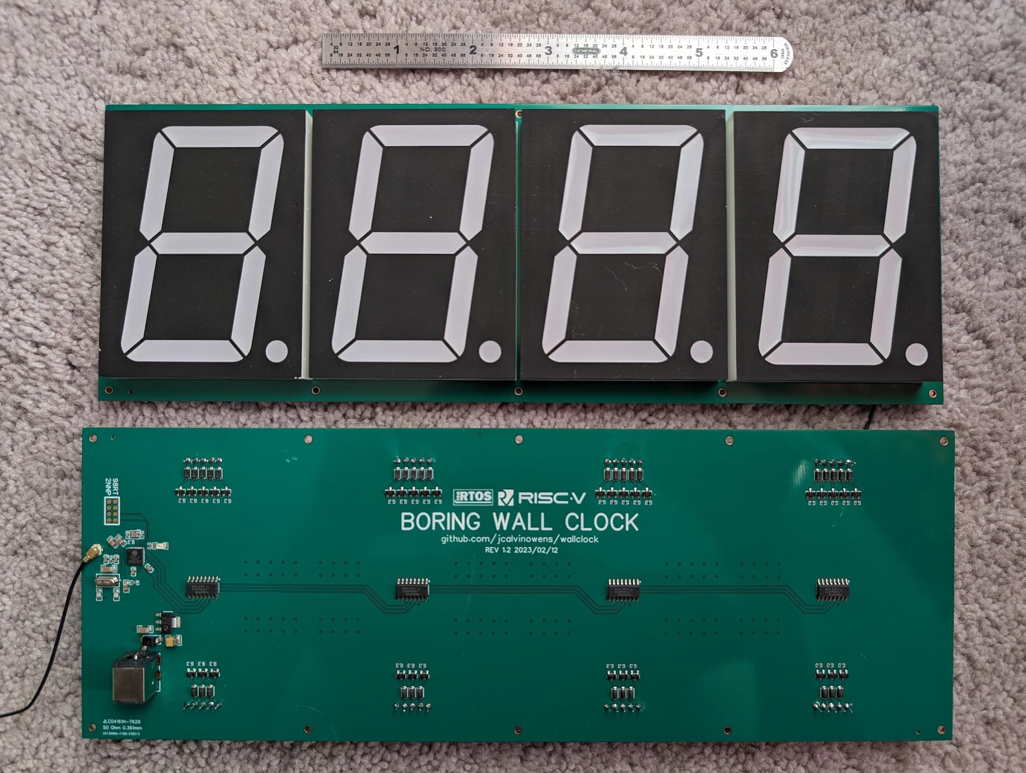 GitHub - jcalvinowens/wallclock: ESP32 NTP Digital Clock