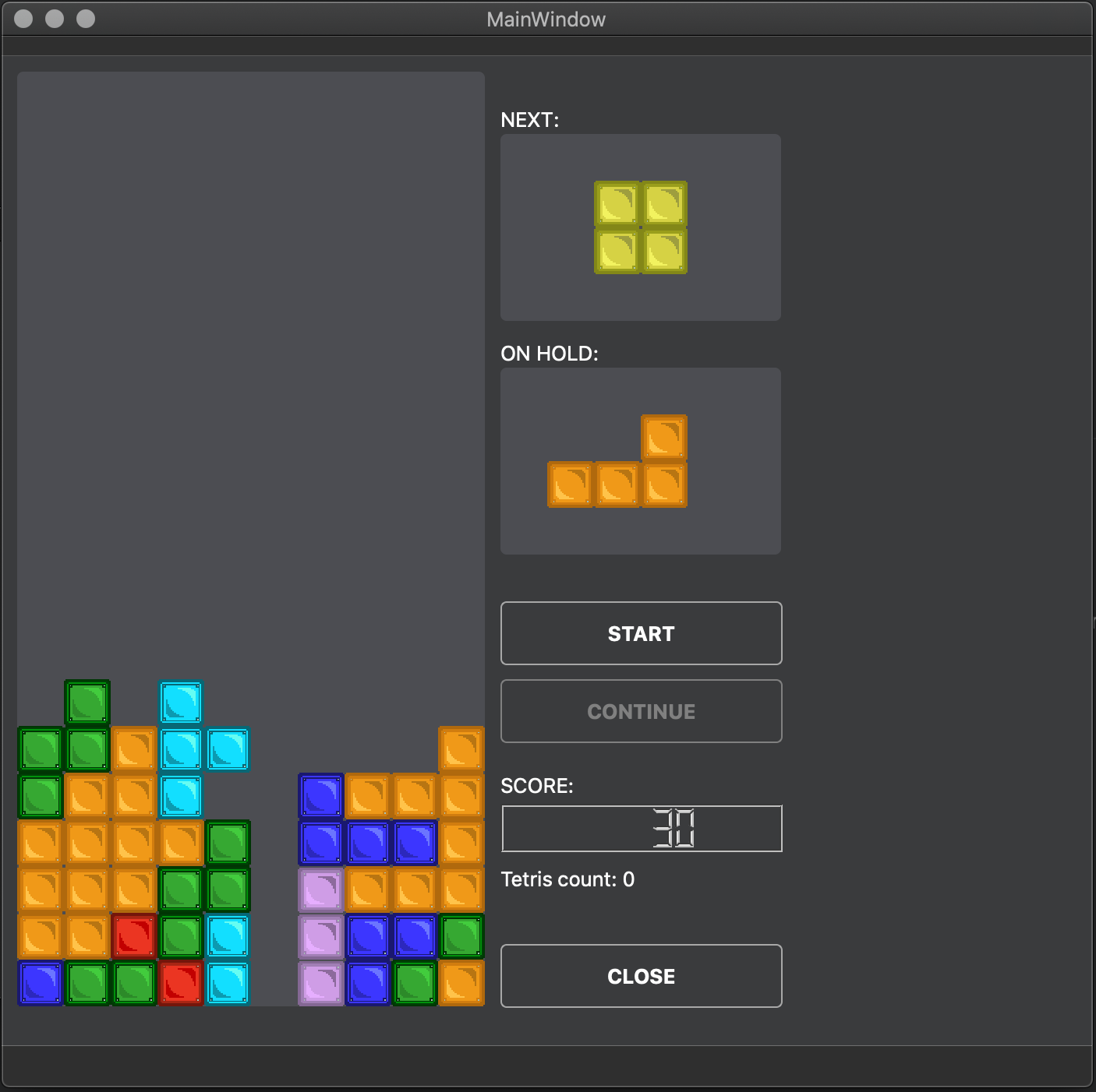 GitHub - nipatiitti/tetris: Tetris game made with Qt and c++ as a ...