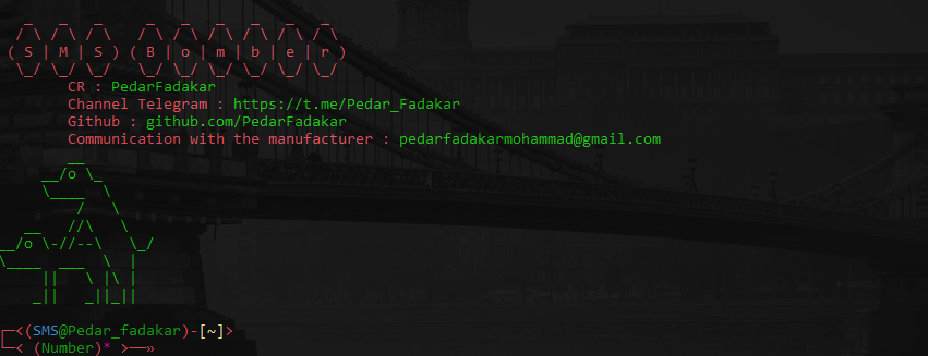 GitHub - PedarFadakar/sms_bombr: sms bomb for hacker