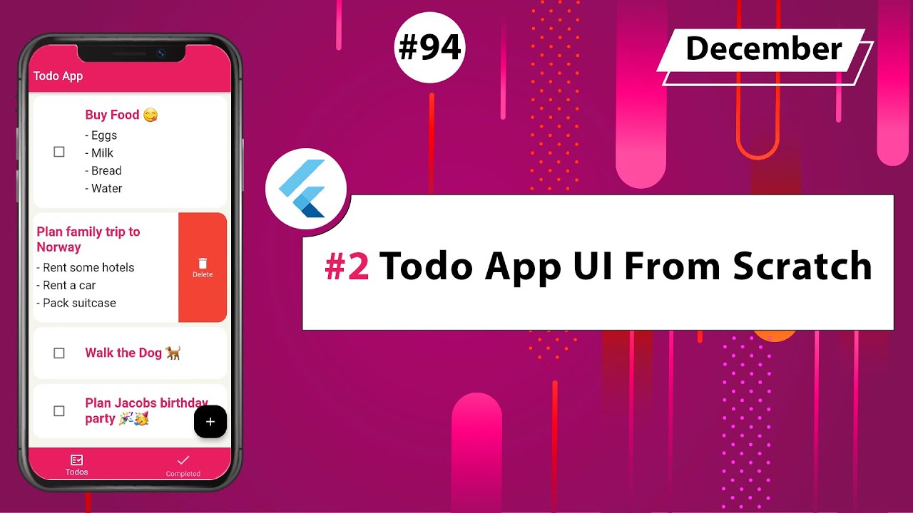 GitHub - JohannesMilke/todo_app_ui_ii_example: Let's finish the Todo App from scratch for ...