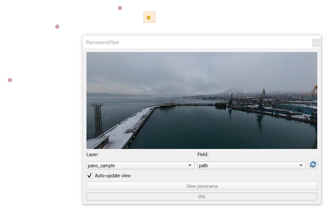 GitHub - pavelpereverzev/panorama_viewer: Plugin for QGIS to view 360-degrees panoramic photos