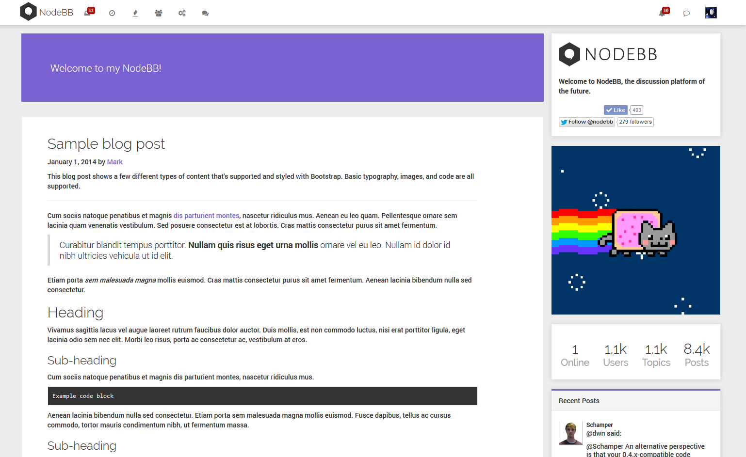 GitHub - NodeBB/nodebb-plugin-custom-homepage: Allows you to define a custom homepage for NodeBB