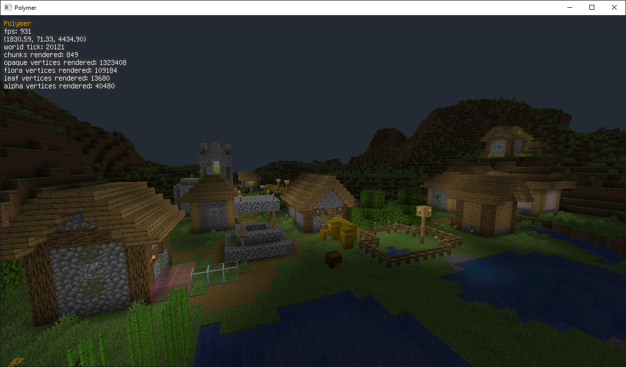GitHub - atxi/Polymer: In-development Minecraft client using C++ and Vulkan.