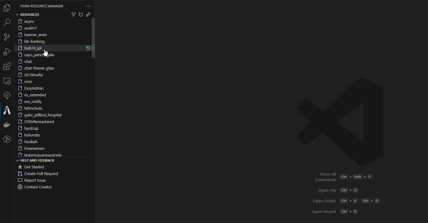 GitHub - Tuncion/vscode-fivem-resource-manager: A Visual Studio Code ...