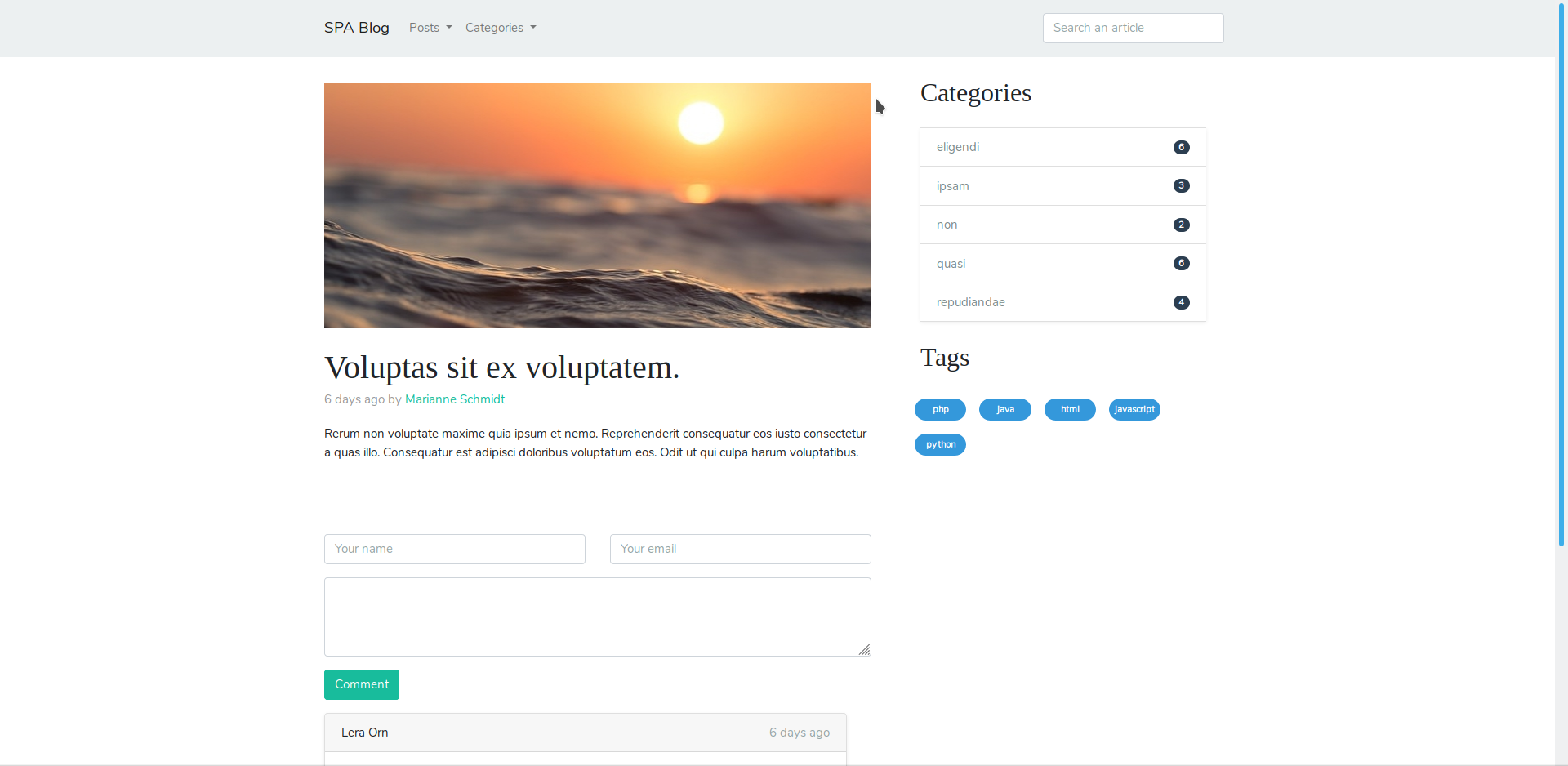 GitHub - juvpengele/laravel-vue-spa-blog: A Single page application blog built with Laravel and ...