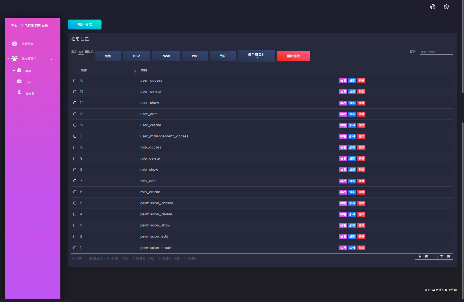 GitHub - henryleeworld/laravel-black-design-admin-panel: 黑色設計管理面板