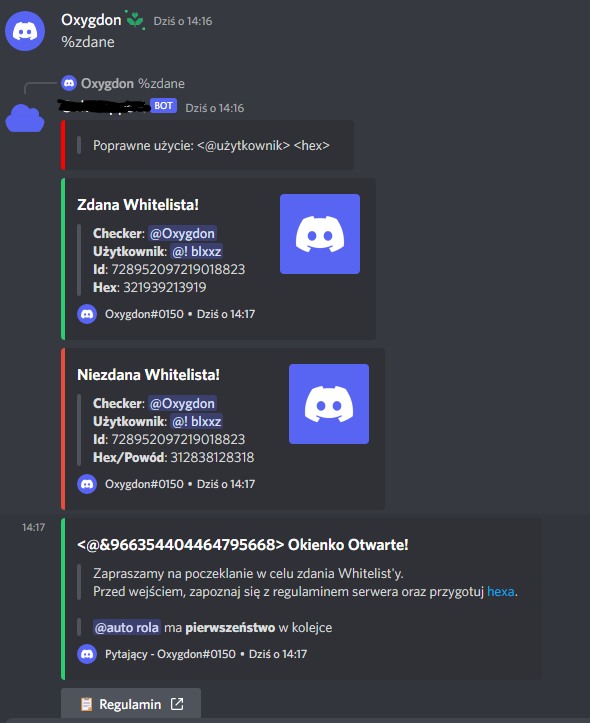 GitHub - oxygdon/fivem-whitelist-bot: bot do whitelisty na serwery fivem