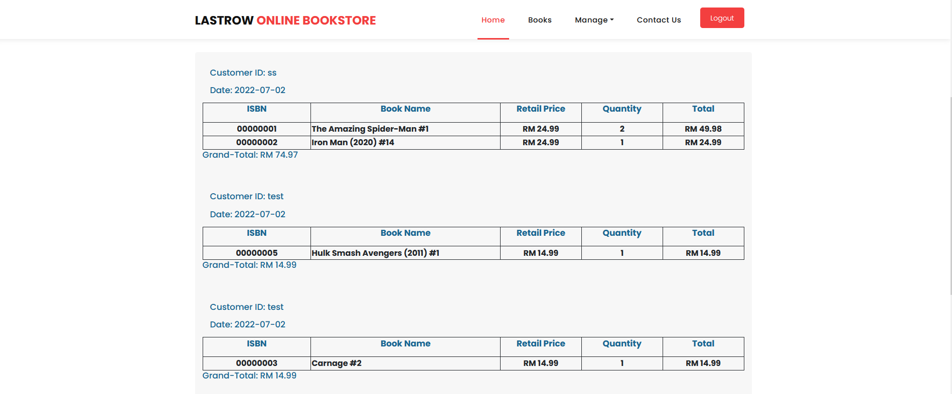 GitHub - Eric9546/Bookshop-Management-System: The project is a Bookshop ...