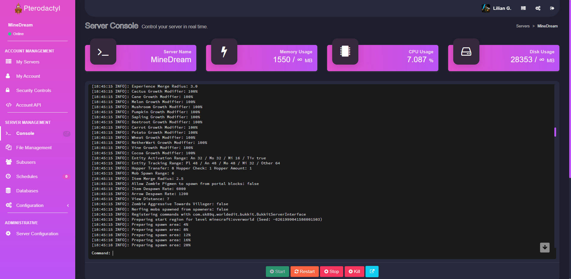 GitHub - pterodactyldev-theme/Pterodactyl-Theme---Pure-UI-Dark-Customizable-Theme