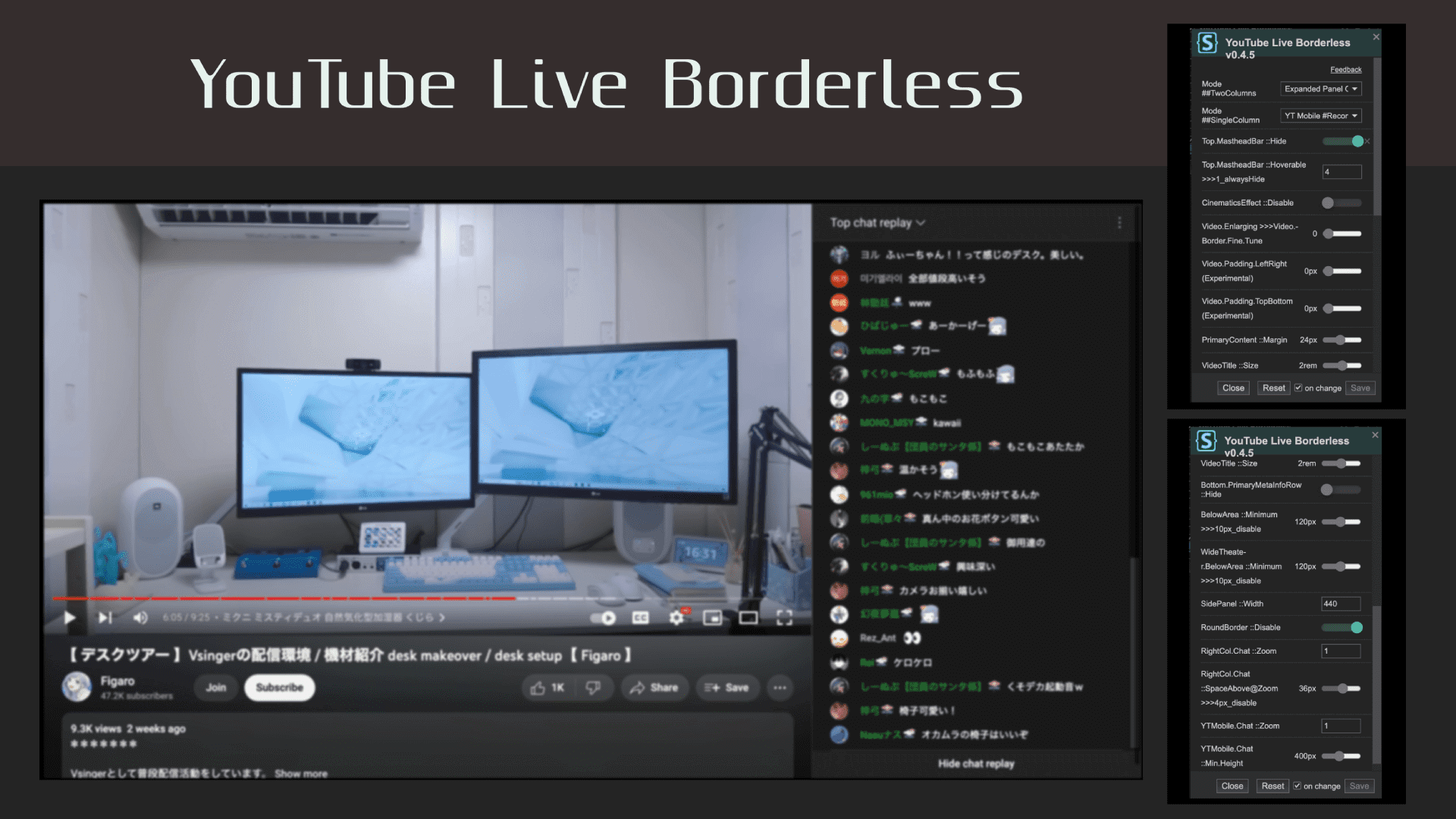GitHub - cyfung1031/YouTube-Live-Borderless