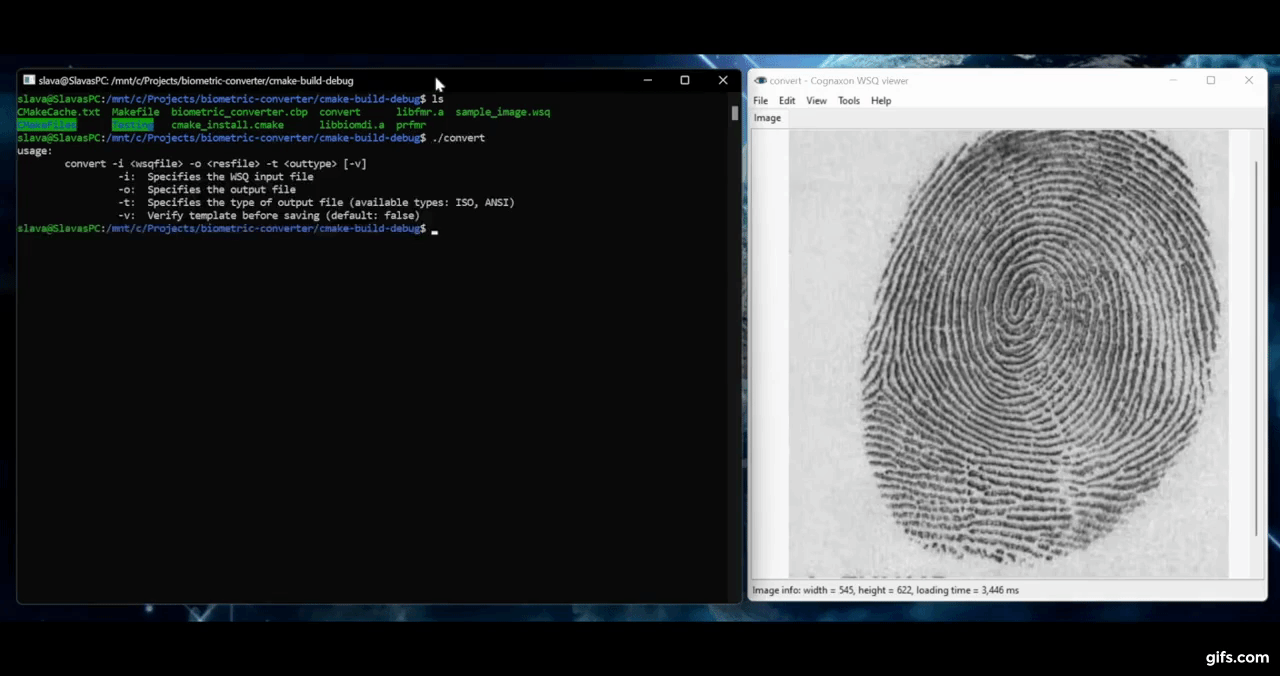 GitHub - biometric-technologies/biometric-converter: Biometric ...