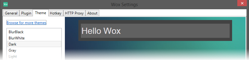 Getting started. Settings · Wox-launcher/Wox Wiki · GitHub
