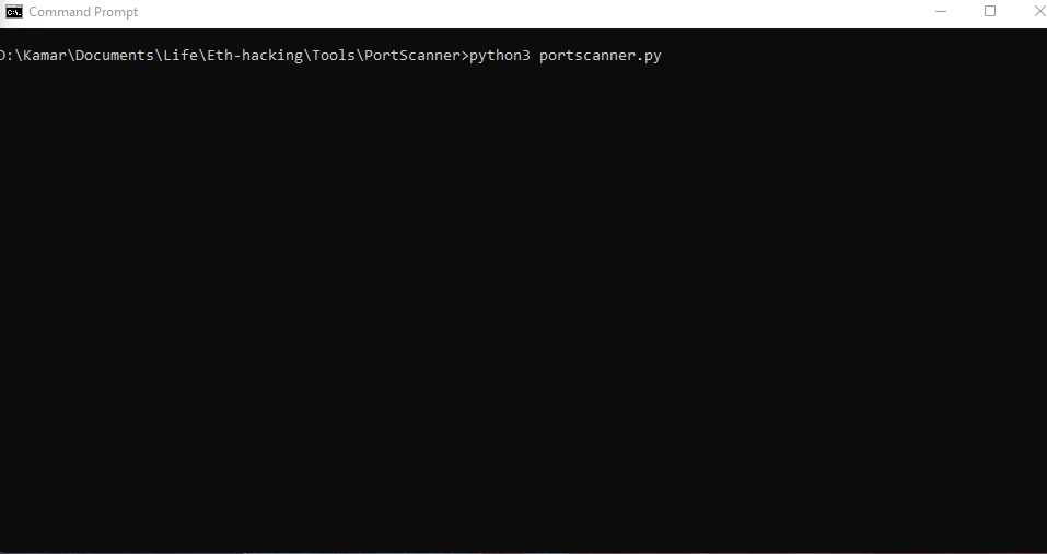 GitHub - kamar101/Port-Scanner