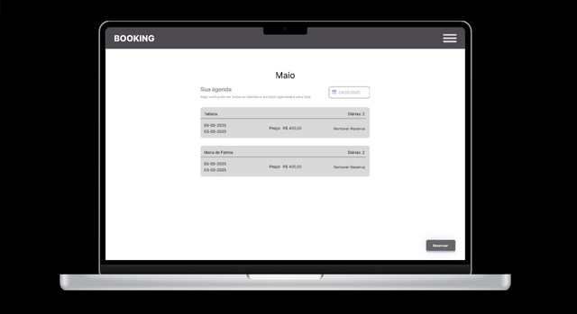 GitHub - Tati-Mendonca/Booking: Aplicativo básico para gerenciamento de Reservas