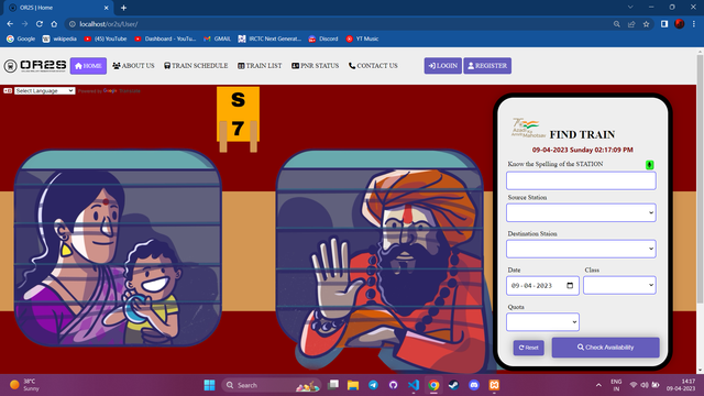 GitHub - rak3xh/or2s-project: [Online Railway Reservation System] made ...