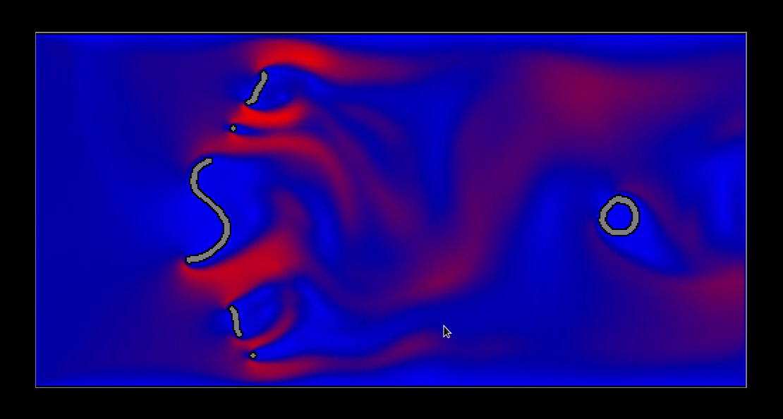GitHub - KnairdA/compustream: D2Q9 BGK LBM visualizer using GLSL compute shaders