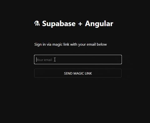 GitHub - mkubdev/supabase-angular: ⚗ The power of Supabase + Angular /w User Authentification ...