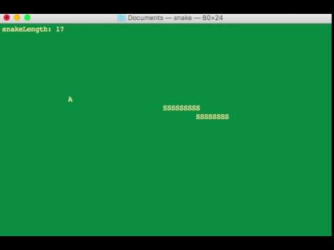 GitHub - ranzuh/snake: Simple text-based snake game. Written in C.