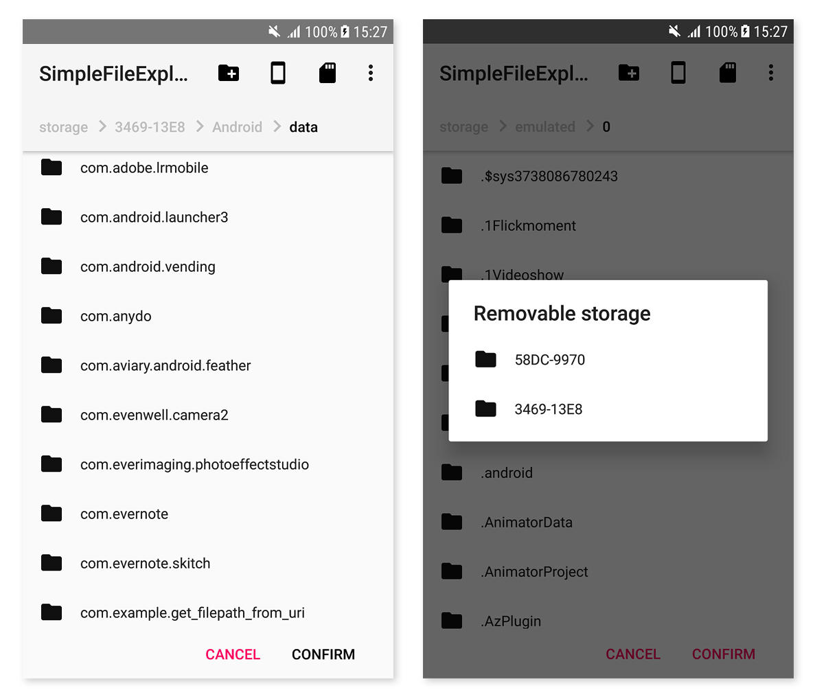 GitHub - cinohub/FileChooser: The Android lib supports choose the path of a folder or file easier