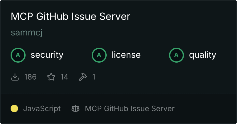 GitHub - sammcj/mcp-github-issue: An MCP server that provides LLMs with the ability to use ...
