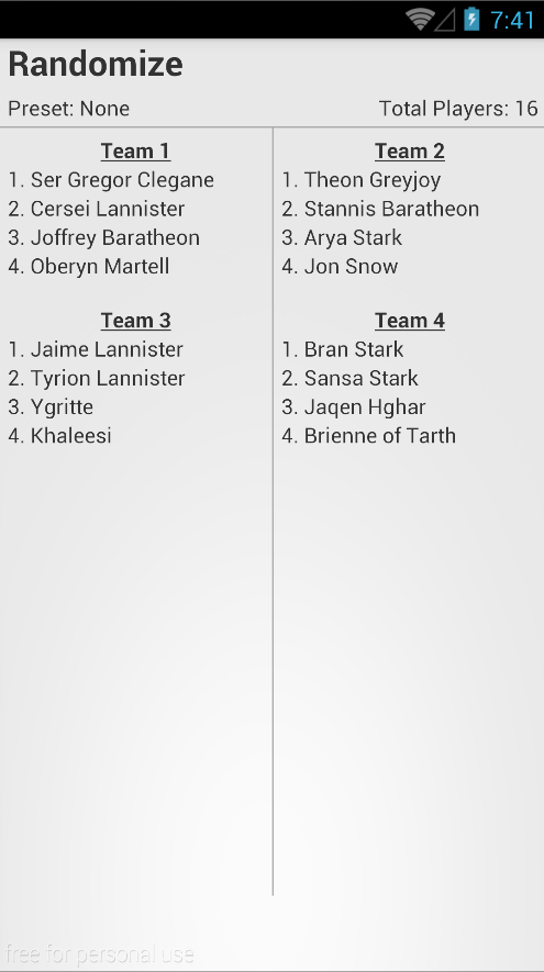 GitHub - marcochin/Random-Team-Generator: Android: A quick little tool ...