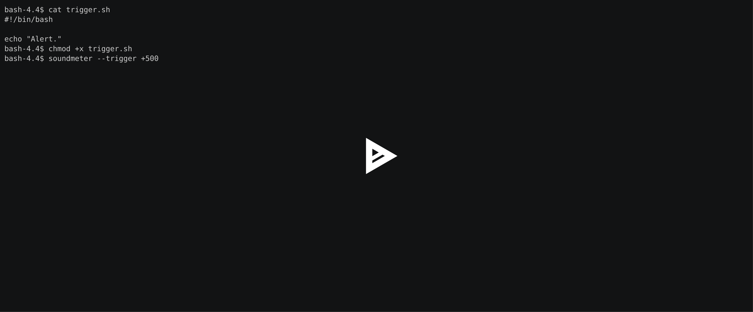 GitHub - shichao-an/soundmeter: Simple real-time sound meter