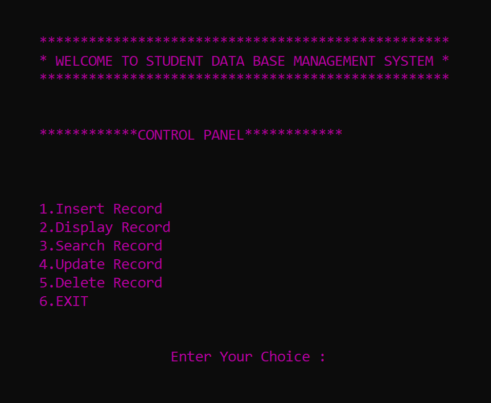 GitHub - hacker-404-error/Student_Database_Management_System: Student Data Base Management ...
