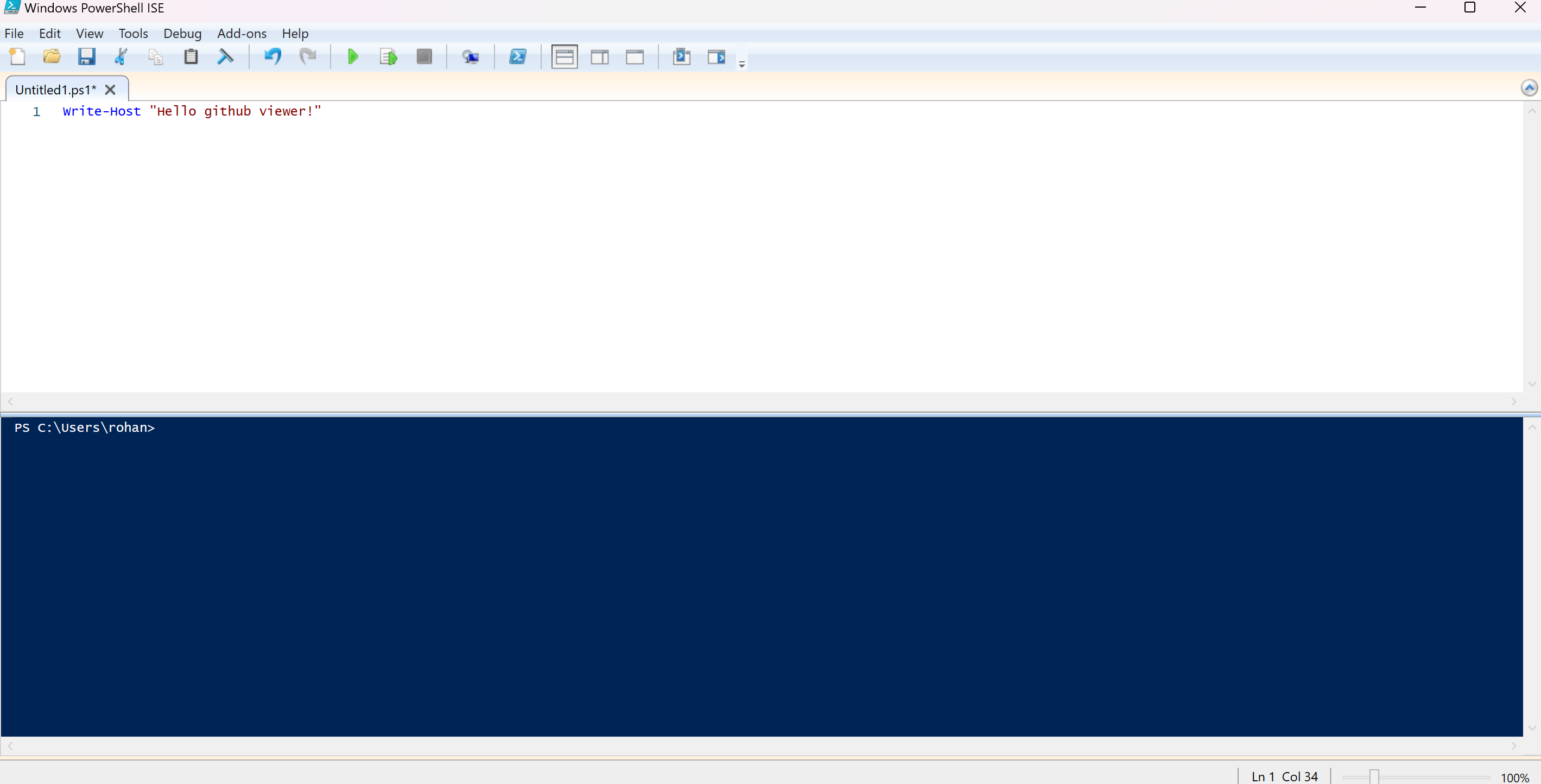 GitHub - rohaniat/first-powershell-script