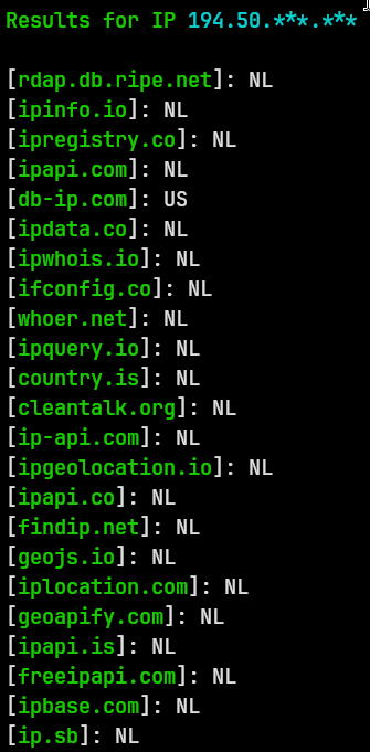 GitHub - vernette/ipregion: 🌎 Shell script to check how your IP is identified by the IP databases