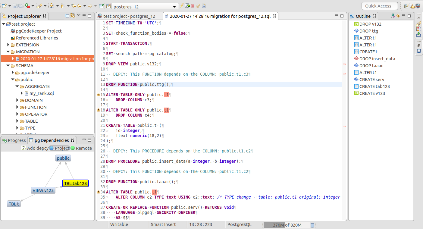 GitHub - pgcodekeeper/pgcodekeeper: Eclipse plugin for database schema ...