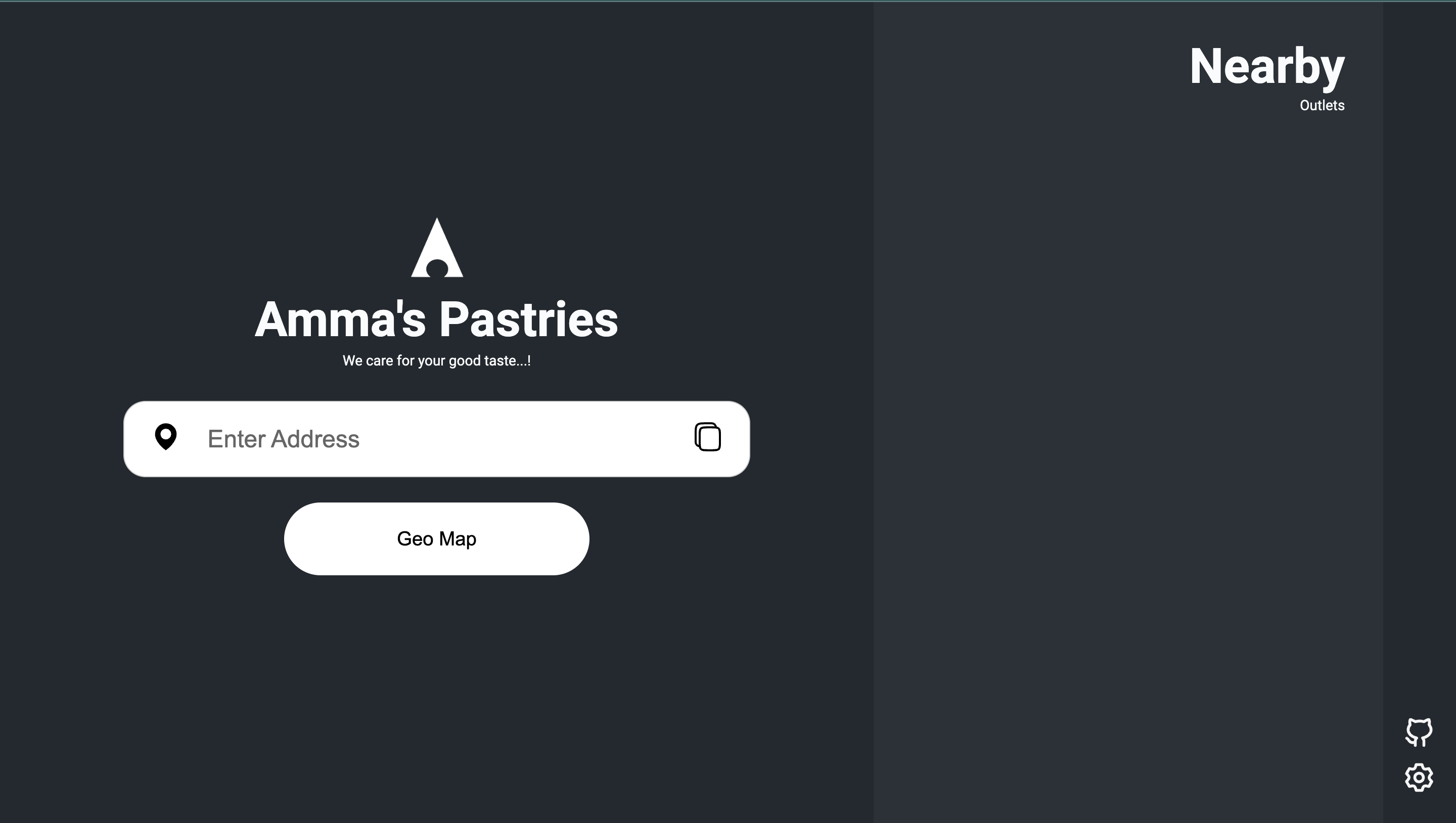 GitHub - ungaaaabungaaa/GeoMapper: "GeoMap" for Amma's Pastries: A web app allowing users to ...