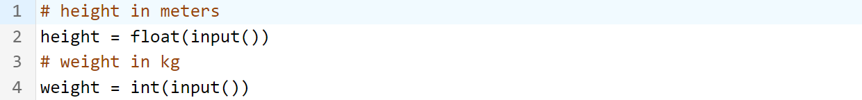 GitHub - chandlerrodefer/BMI-Calculator: A program that takes two ...