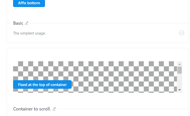Affix demo doesn't work properly · Issue #5642 · ant-design/ant-design · GitHub