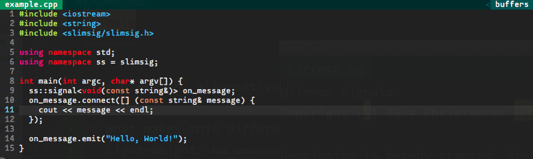 GitHub - tarqd/slimsig: A light-weight alternative to Boost::Signals2 and SigSlot++