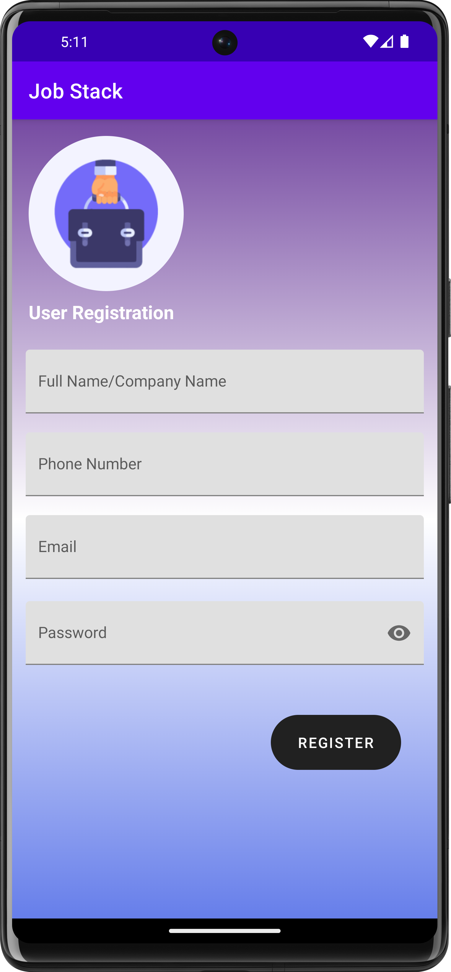 GitHub - harvinshibu/JobStack-Android-App: A Job Portal Android Application