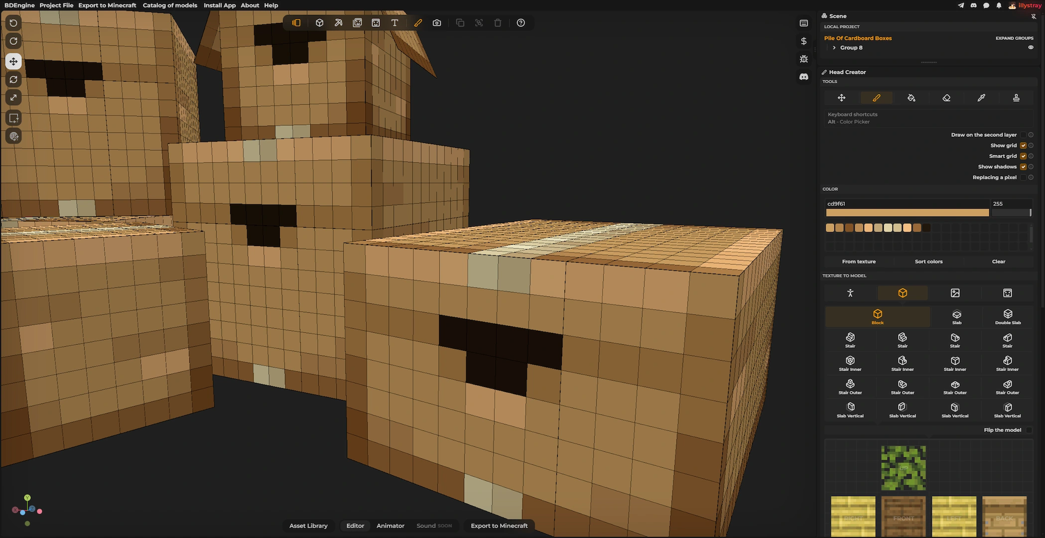 GitHub - illystray/bdengine: Create Minecraft models without mods or ...