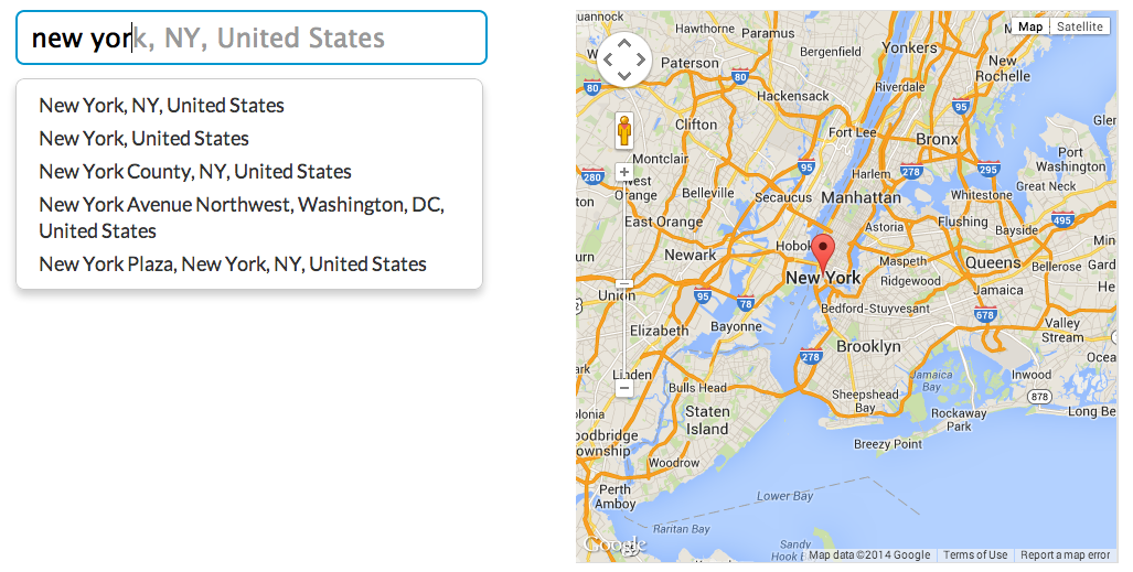 GitHub - sgruhier/typeahead-addresspicker: Address picker built with typeahead autocomplete from ...
