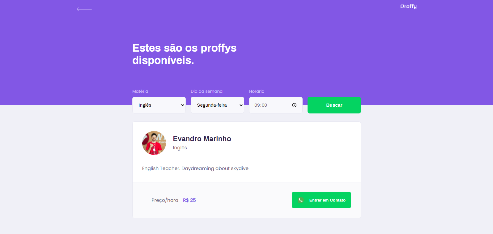 GitHub - evandromarinh0/Proffy: Next Level Week #2