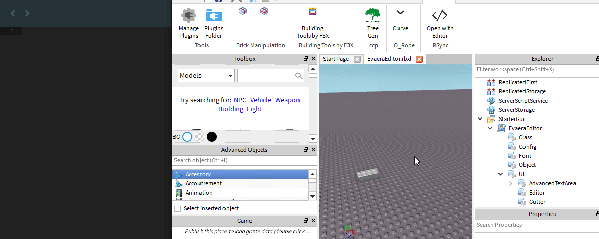 GitHub - Validark/RSync: Third party IDE support for ROBLOX Studio