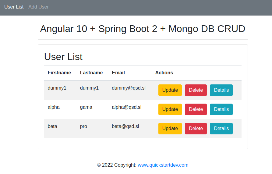 GitHub - knowledgefactory4u/usermanagementsystem-spring-mongo-angular GitHub - knowledgefactory4u/usermanagementsystem-spring-mongo-angular