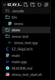 GitHub - EASYGOING45/EZ_KV_Engine: 基于跳表的KV存储引擎-C++