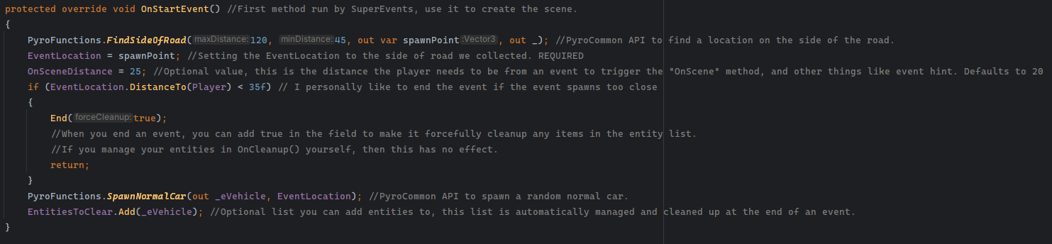 GitHub - SuperPyroManiac/ExampleEvents: An example of the SuperEvents API.