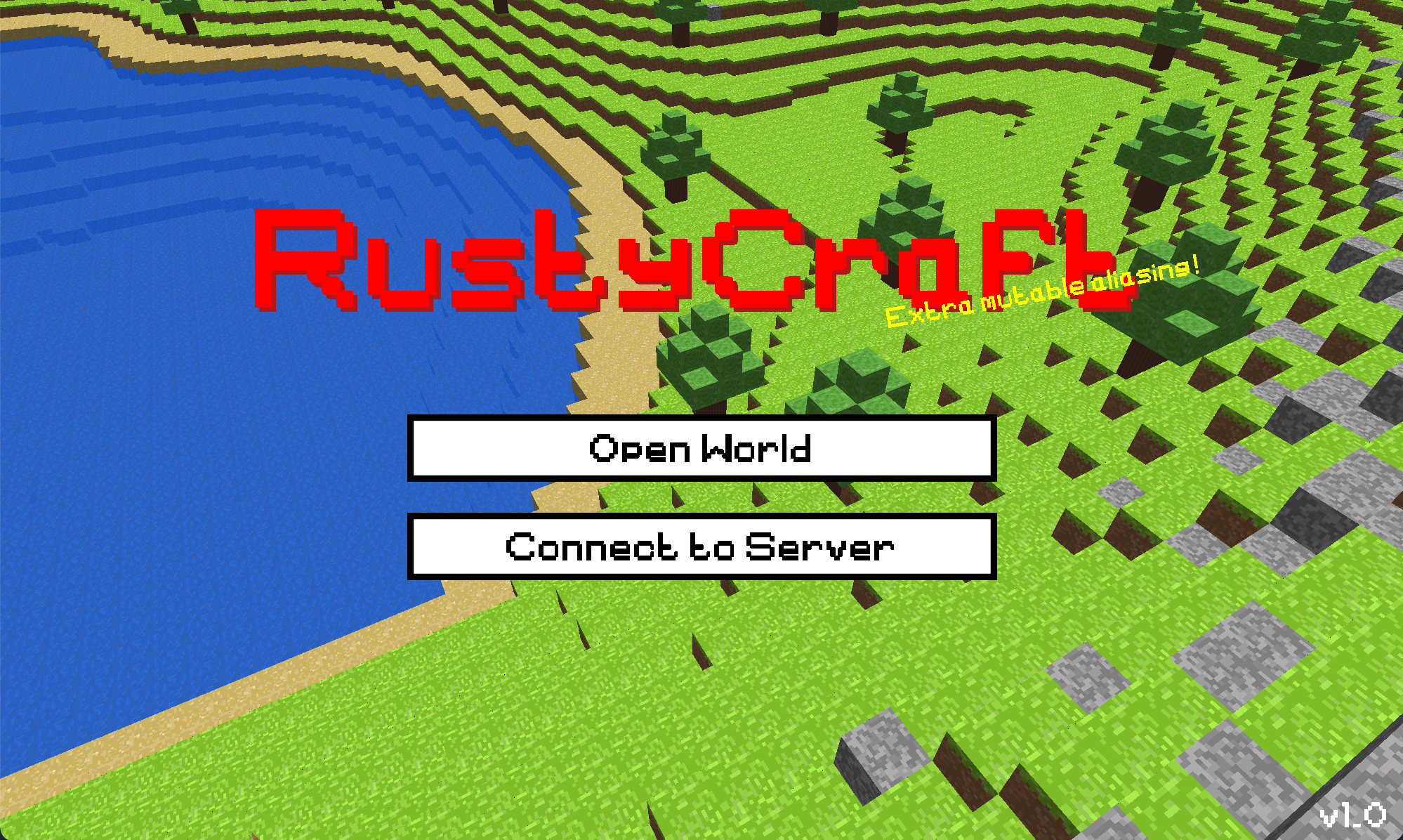 GitHub - profsucrose/rustycraft: Simple Minecraft/Voxel engine implementation in Rust using OpenGL