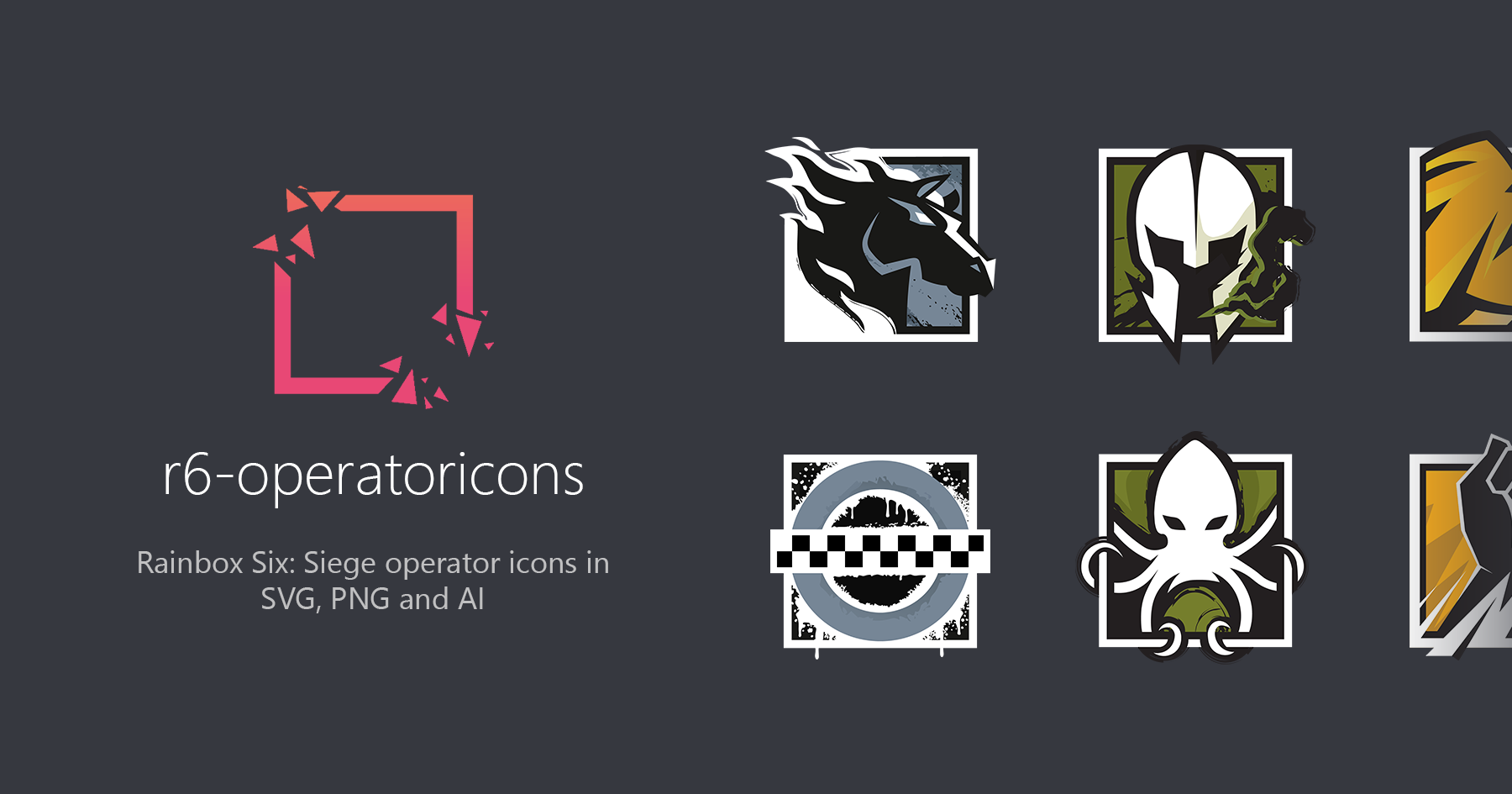 GitHub - Zaragan/r6-operatoricons: Rainbow Six: Siege operator icons ...